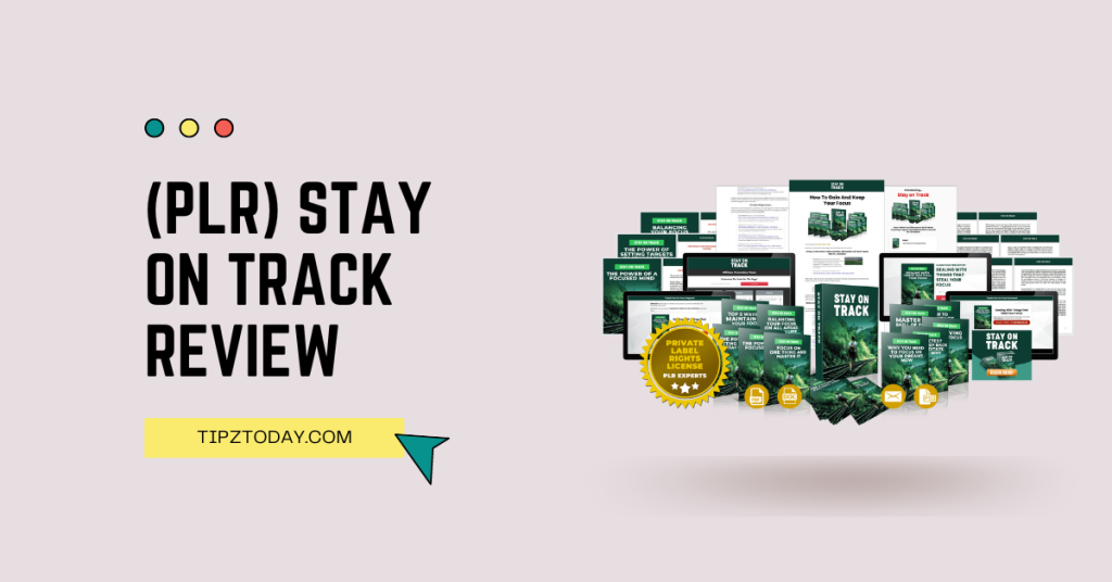 (PLR) Stay On Track Review: Ready-Made Life Coaching Program